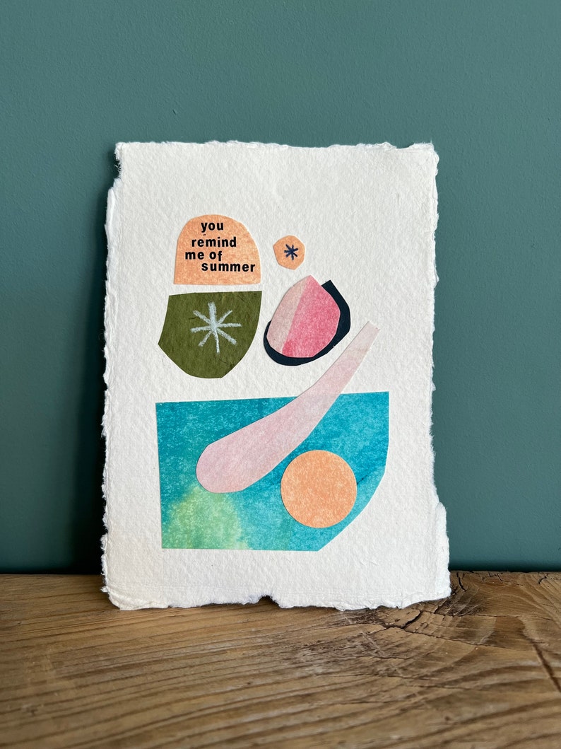 ORIGINAL COLLAGE Sweet Summer - Etsy