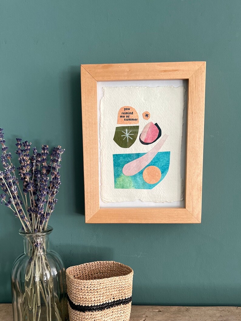 ORIGINAL COLLAGE Sweet Summer - Etsy