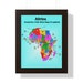 Framed Poster of All African Countries With Their Flags and Their ...