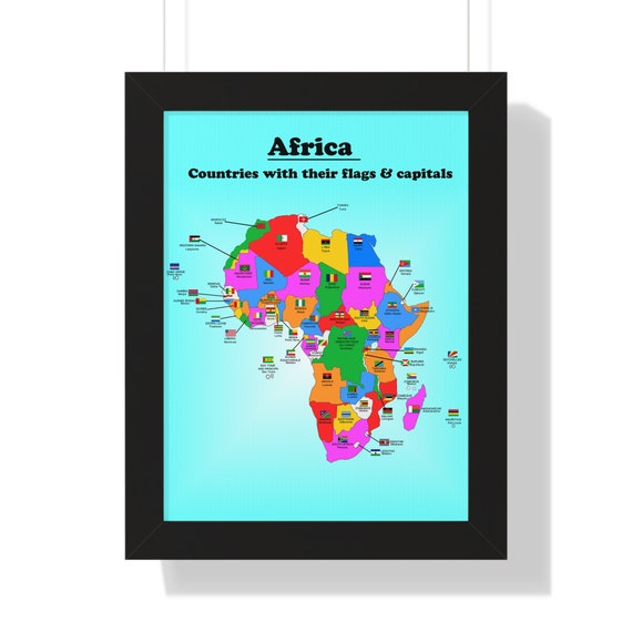 Africa Map With Capitals African Countries And Capitals Large Detailed