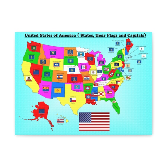 Us States And Capitals List Capital Cities Of The 50 US States
