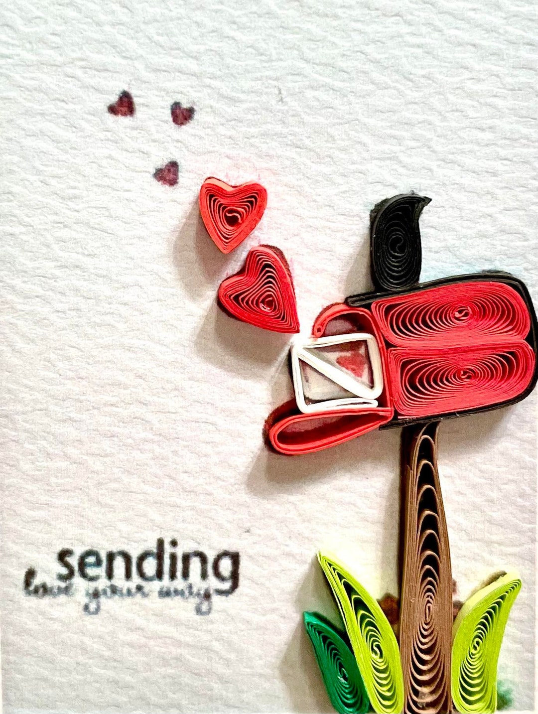 Mini Quilling Card Greeting Card Paper Filigree - Etsy
