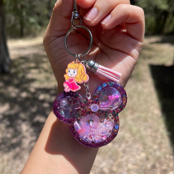Mickey Mouse Shaker Keychain - Etsy