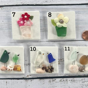 Sea Glass Mini Magnets - Etsy