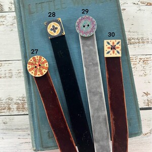 Velvet Ribbon Bookmark - Etsy