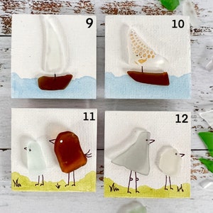Sea Glass Mini Magnets - Etsy