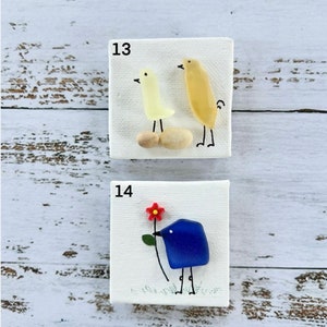 Sea Glass Mini Magnets - Etsy