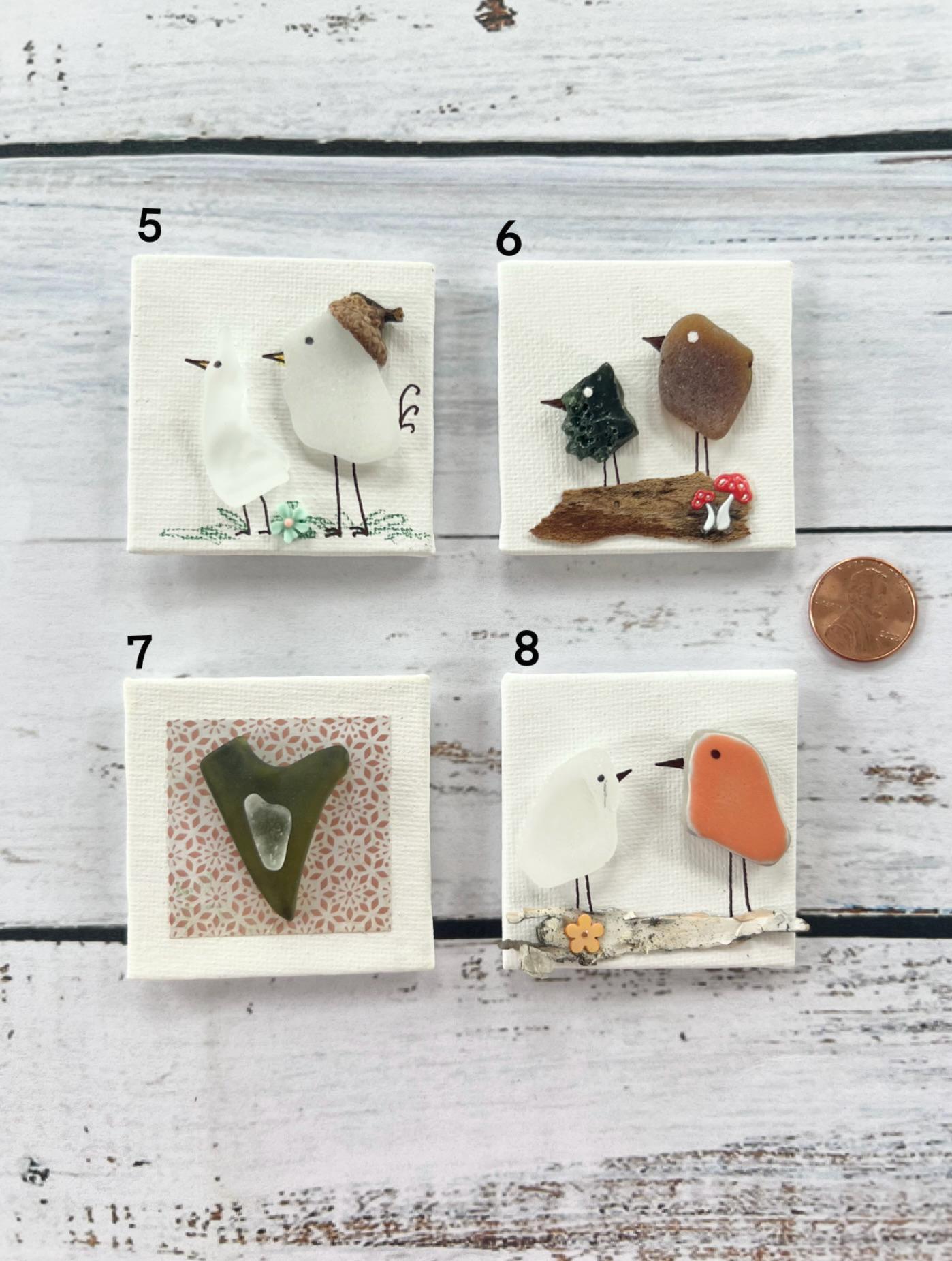 Sea Glass Mini Magnets - Etsy
