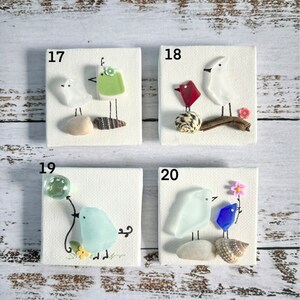 Sea Glass Mini Magnets - Etsy