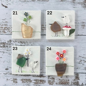 Sea Glass Mini Magnets - Etsy