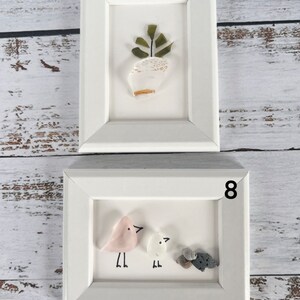 Framed Sea Glass Art - Etsy