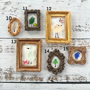 Mini Framed Sea Glass Magnets - Etsy
