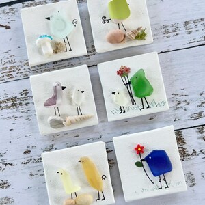 Sea Glass Mini Magnets - Etsy