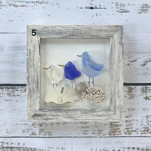 Framed Sea Glass Art - Etsy