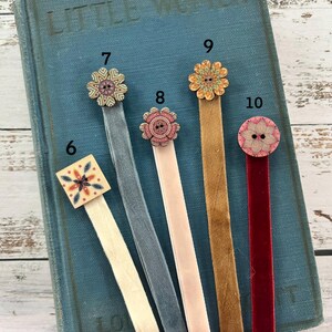 Velvet Ribbon Bookmark - Etsy