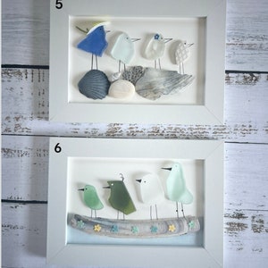 Framed Sea Glass Art - Etsy