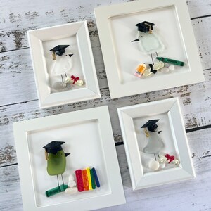 Graduation Sea Glass Art - Etsy