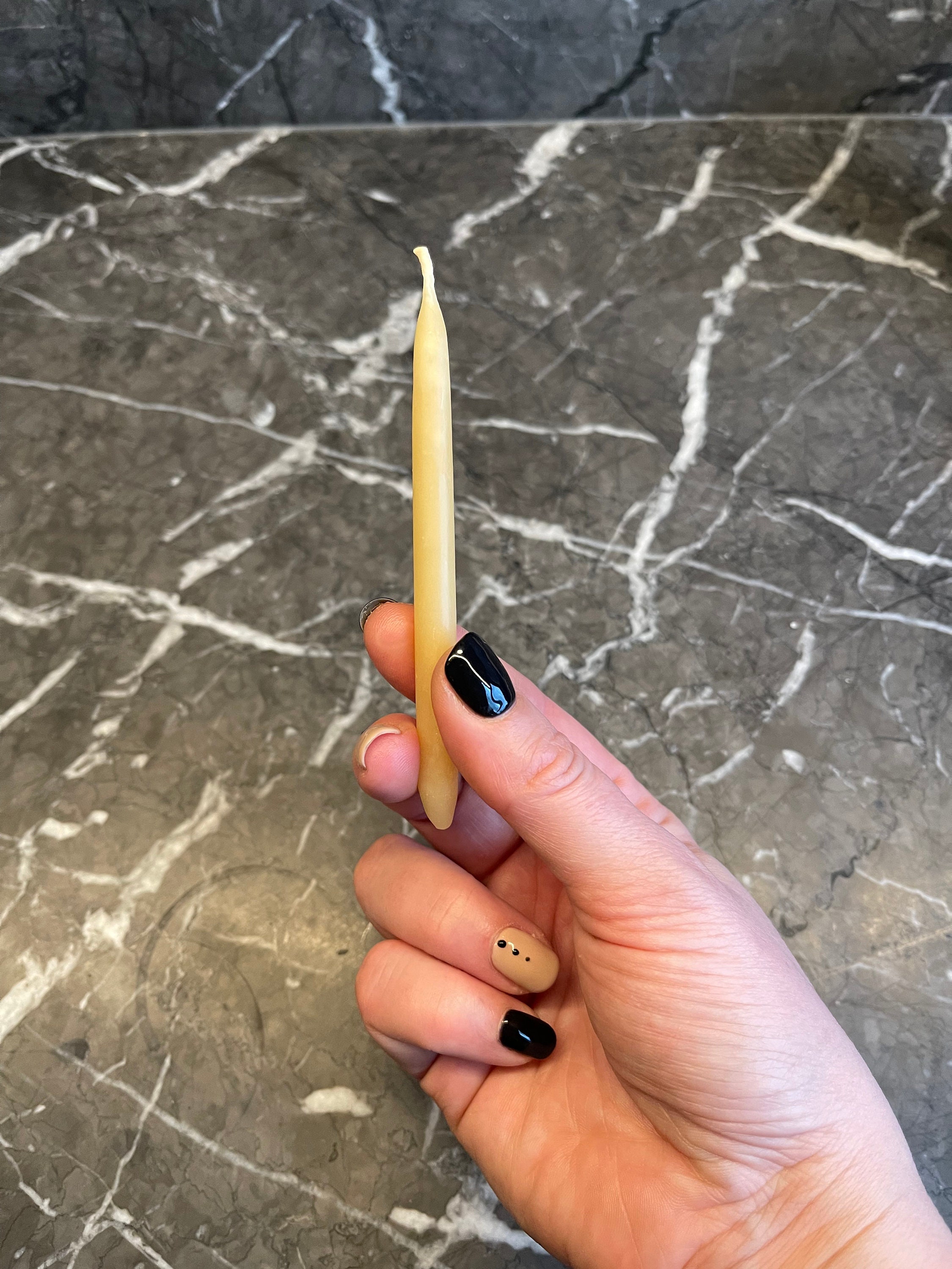 Beeswax Mini Taper Candles - Etsy