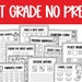 Early Finisher Worksheet Packet, Math & Literacy No Prep Pages, First ...