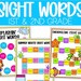 Summer Sight Word Board Games for Kids - Literacy Centers, 1st & 2nd ...