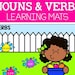 Nouns & Verbs Word Sort Busy Book Learning Mats: Parts of Speech ...