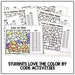 1st Grade Math Color by Code: Camping Edition Addition Subtraction ...