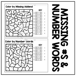 1st Grade Math Color by Code: Food Edition Addition Subtraction Shapes ...