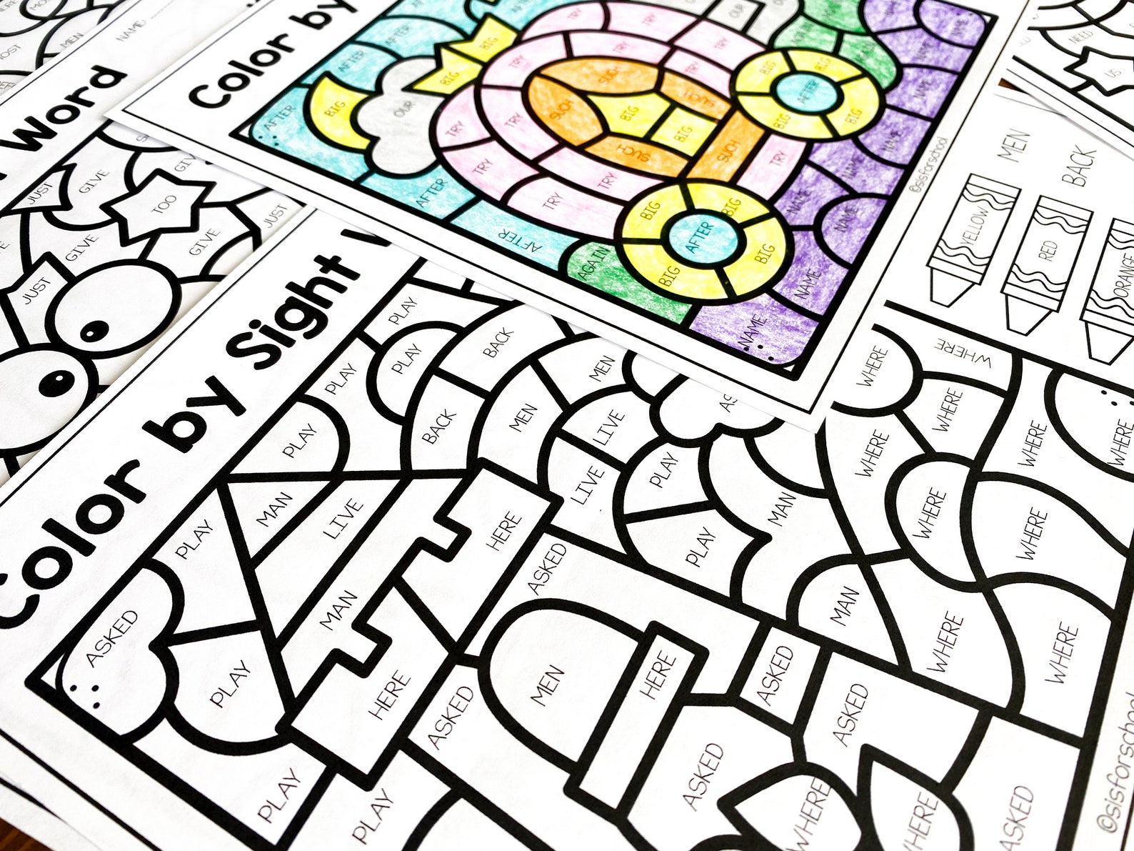 Fairytale Sight Word Color by Code | First & Second Grade | No Prep ...