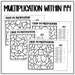 Multiplication Color by Code, Dinosaurs, 3rd Grade Math, Practice ...