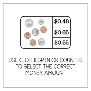 52 Coin Counting Task Cards, Shopping for Toys, Money Math Centers for ...