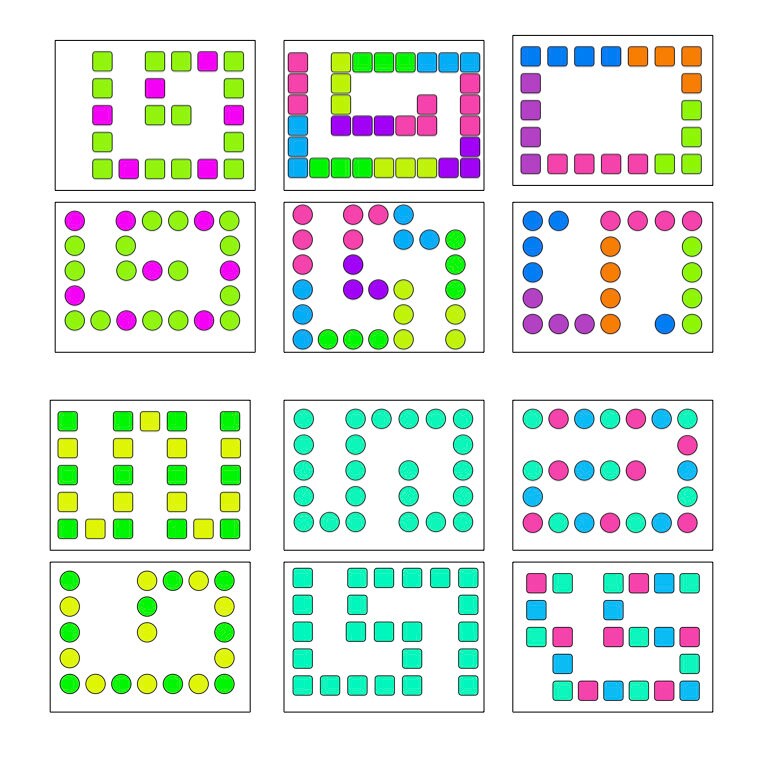 40 Neon Blank Board Game Pngs, Create Your Own Classroom Board Game ...