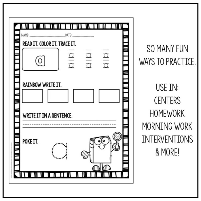 Fry's First 100 Words, Sight Word Bundle for First Grade, No Prep Sight ...