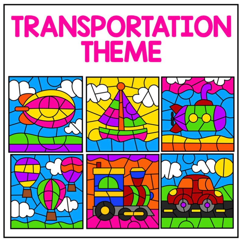 Addition and Subtraction Color by Code for First & Second Grade, No ...