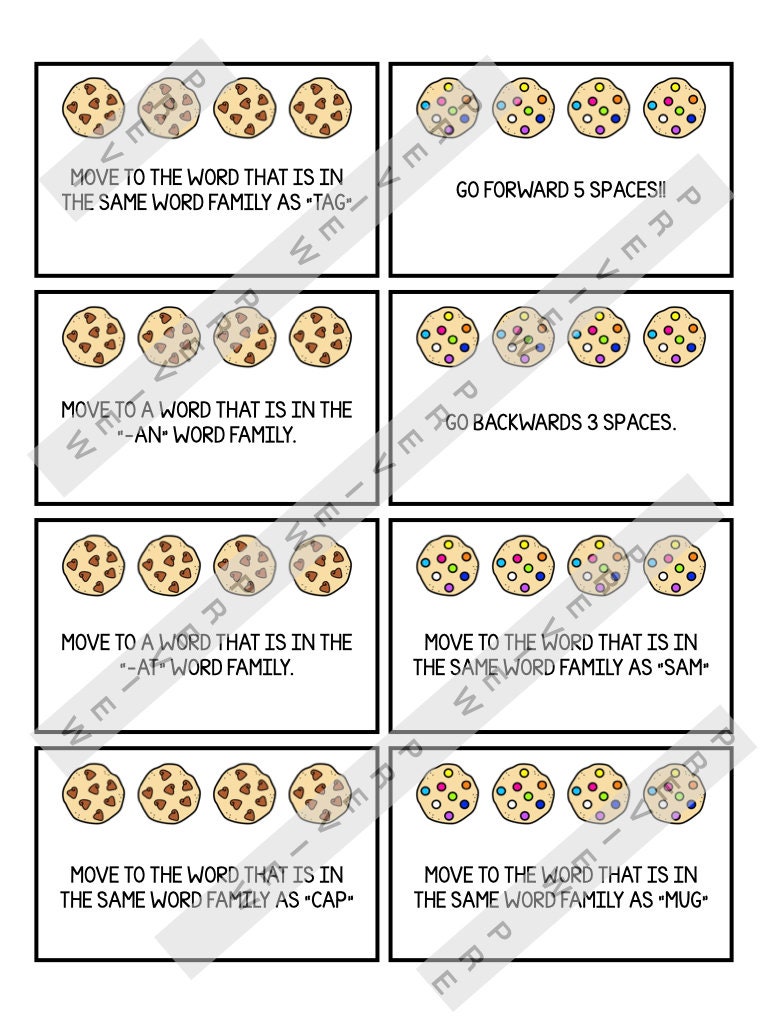 CVC Word Family Literacy Centers for First & Second Grade, Low Prep ...