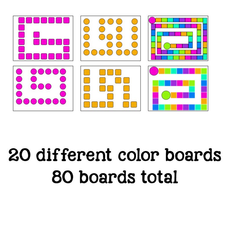 40 Neon Blank Board Game Pngs, Create Your Own Classroom Board Game ...