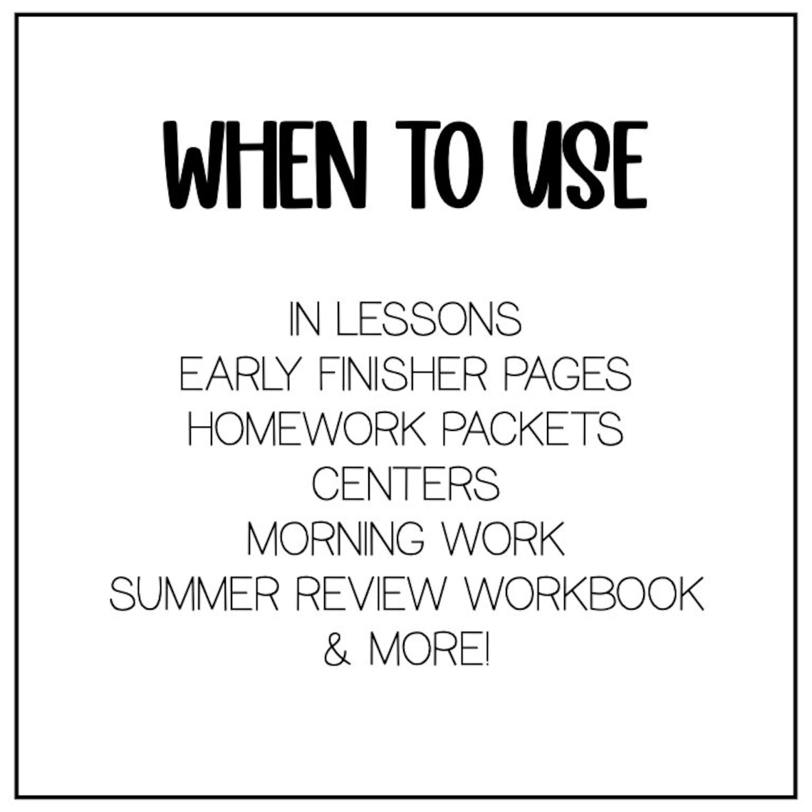 Early Finisher Worksheet Packet, Math & Literacy No Prep Pages, First ...
