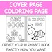 Spring Alphabet Color & Learn Book, Homeschool Summer Letter Practice ...