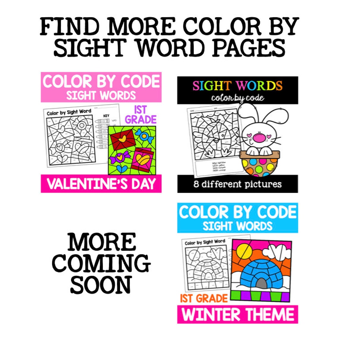 Pond Life Sight Word Color by Code for First & Second Grade, No Prep ...