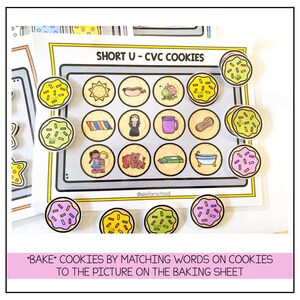 CVC Word Short Vowel Busy Book Learning Mats: Literacy Centers ...