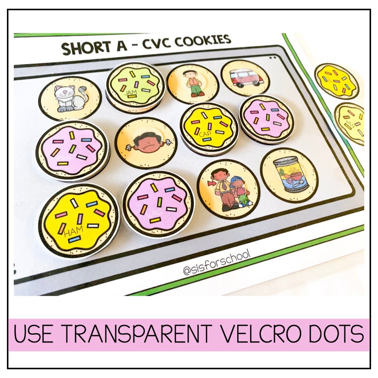CVC Word Short Vowel Busy Book Learning Mats: Literacy Centers ...