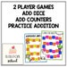 Addition to 10 Board Games, 15 Printable Math Games for Centers, First ...