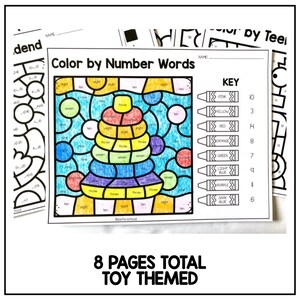 1st Grade Math Color by Code Worksheets, Addition Subtraction Shapes ...