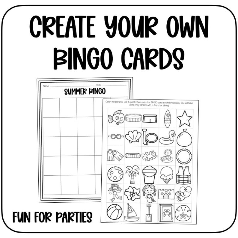 Printable Summer Activities for Kids, Summer Party, Word Search ...