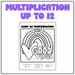 Multiplication Groovy Color by Code for Third Grade, No Prep Math ...
