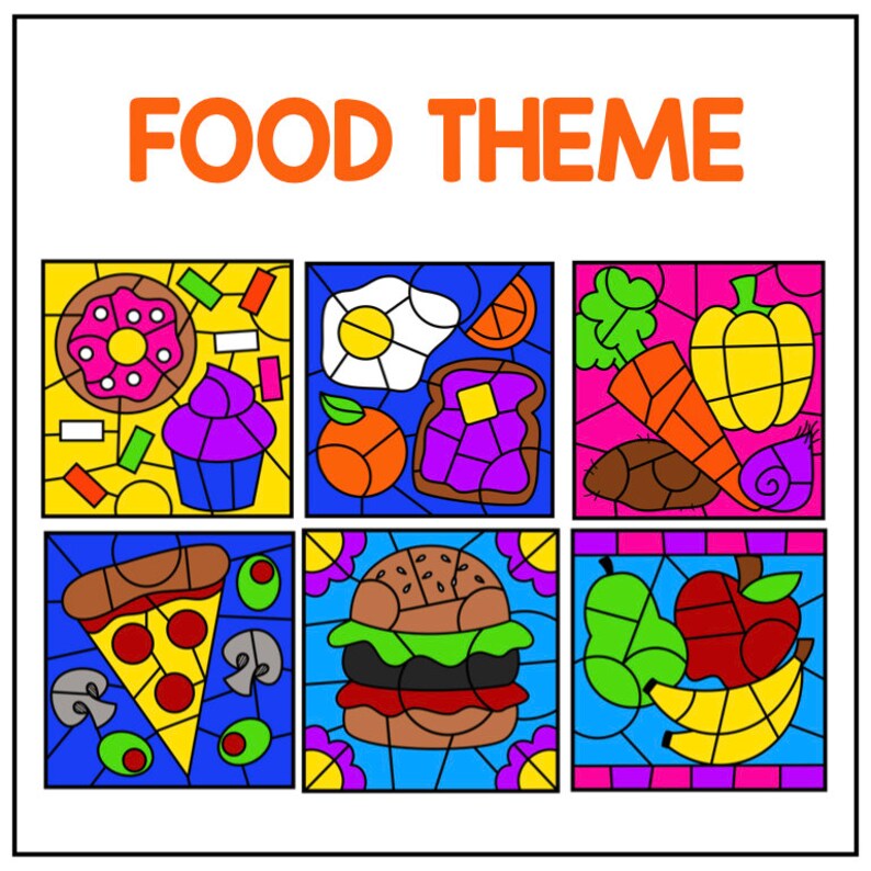 Addition and Subtraction Color by Code for First & Second Grade, No ...