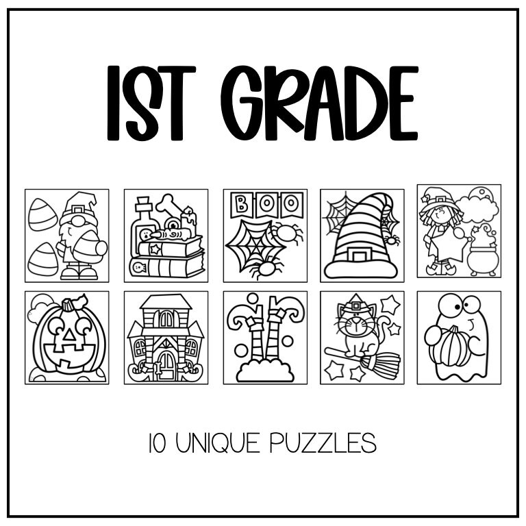 Sight Word Worksheets for 1st Graders, Halloween High Frequency Word ...