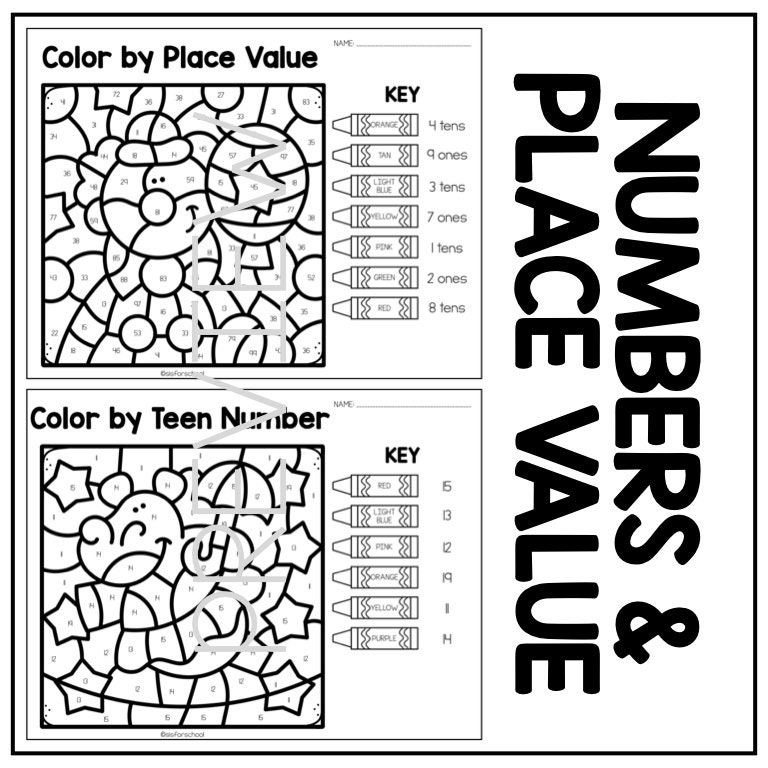 1st Grade Math Color by Code: Circus Edition Addition Subtraction ...