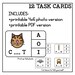 CVC Words Short Vowel Task Cards for Literacy Centers, 4x6 Activity ...
