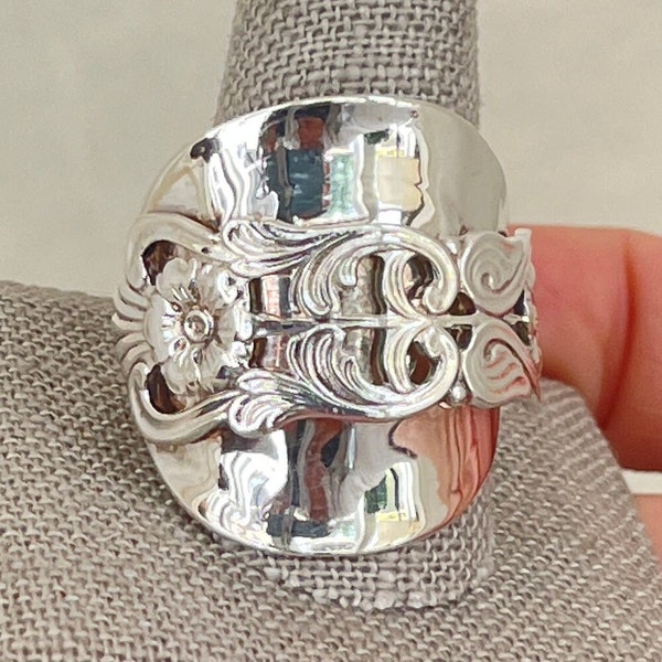 Silver Spoon Ring - Etsy