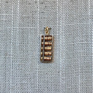Vintage 14K Yellow Gold Abacus Charm - Etsy